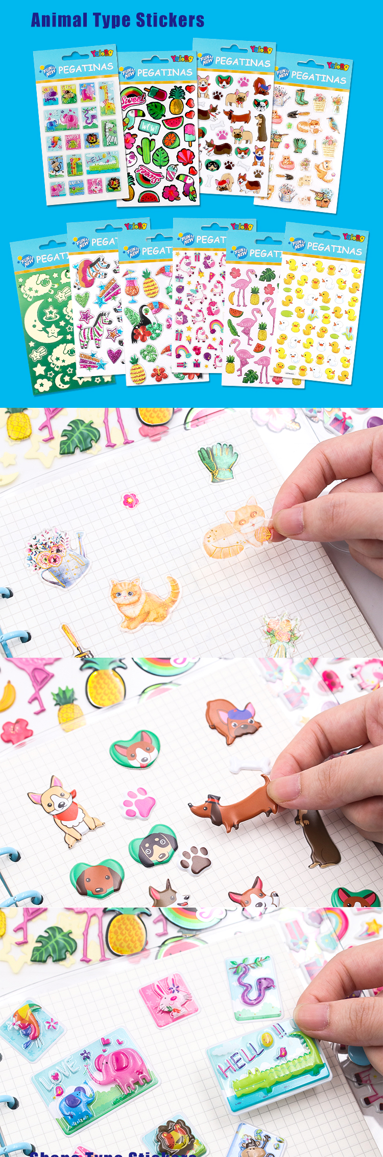 Buy Standard Quality China Wholesale Custom 3d Pvc Sticker Kawaii ...