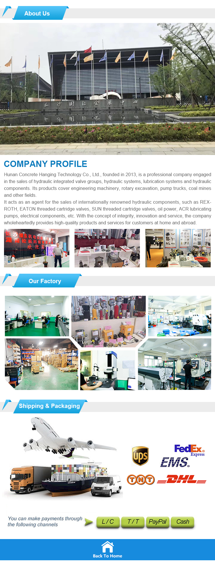 Buy Wholesale China Hydraulic Check Balance Valve 265686007 Leg Lock ...