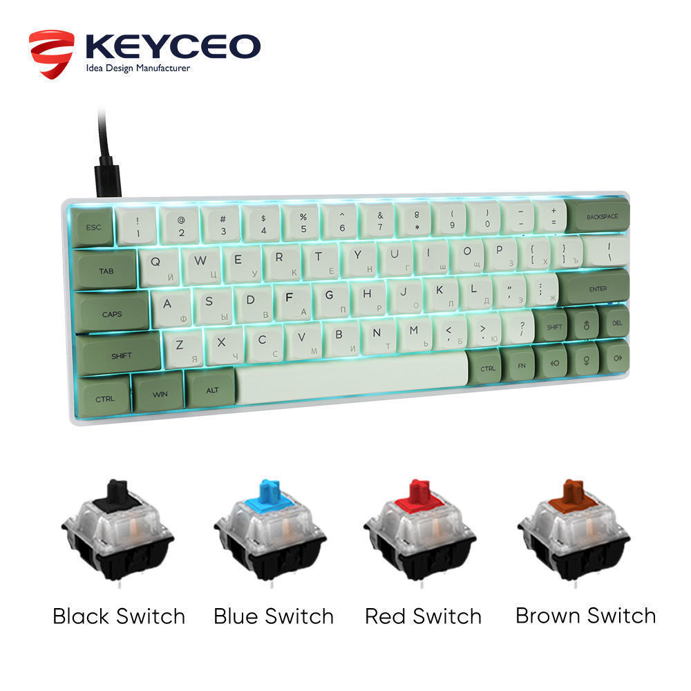 Buy Wholesale China Gaming Mechanical Keyboard Keyceo Mechanical 61keys ...