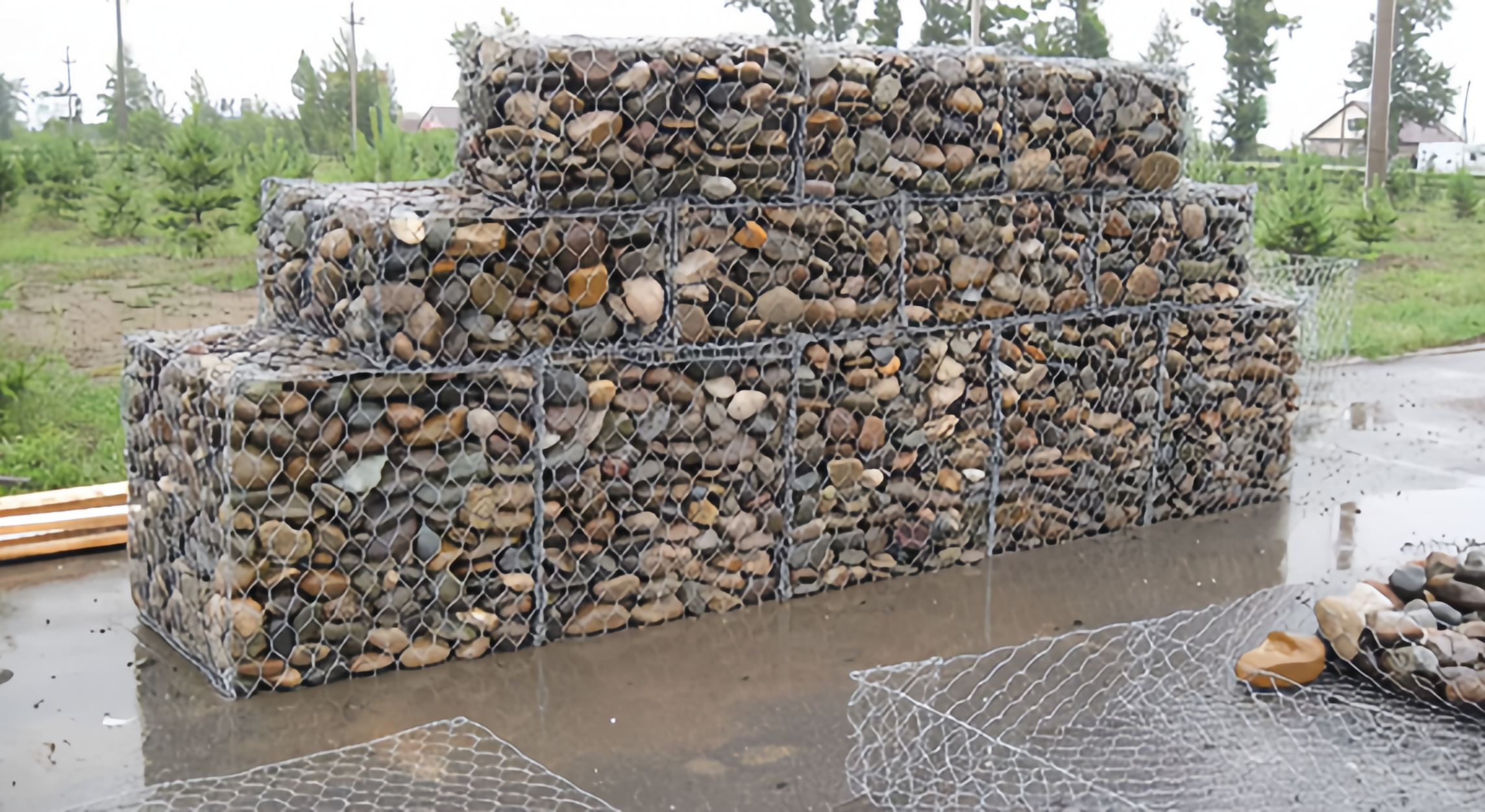Cn.supplier Hot-dipped Gaw Gabion Box, As Stone Retaining Wall，easy To ...