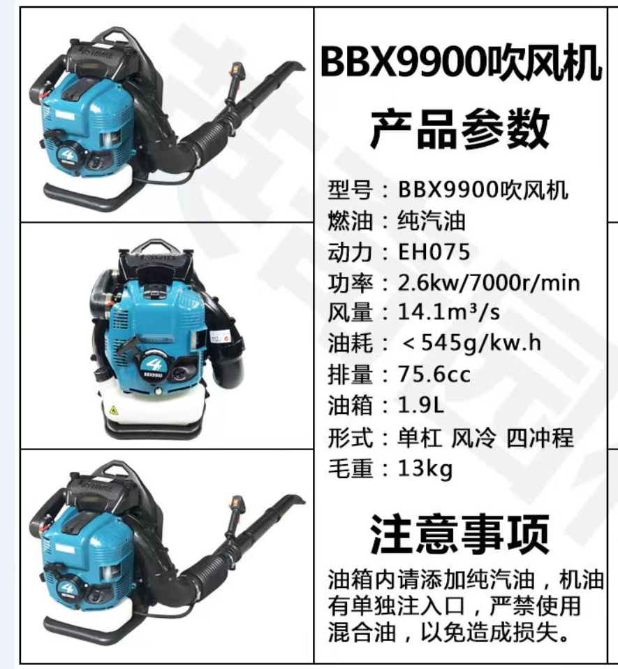 Buy China Wholesale Gasoline Backpack Leaf Blower 4-stroke 75.6 Cc Gas ...