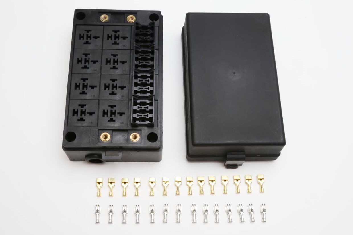 Buy Wholesale China Fuse Relay Box With 12 Slots Fuse Holder 8 Slots ...