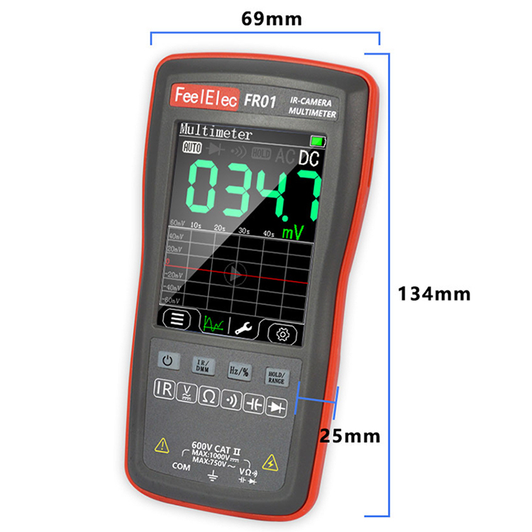 Buy Wholesale China Xeast Fr01c Infrared Thermal Imager & Digital ...