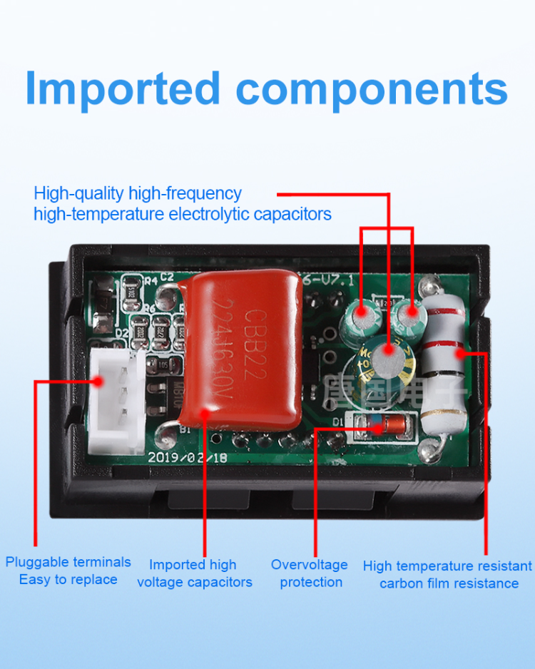 Buy Wholesale China Three Wire Led Ac Voltmeter Ac 0-500v Digital ...