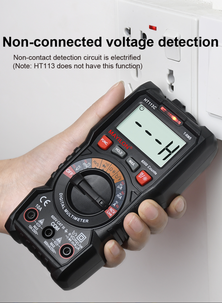 Buy Wholesale China 2000 Counts Digital Multimeter Dc Current Battery ...