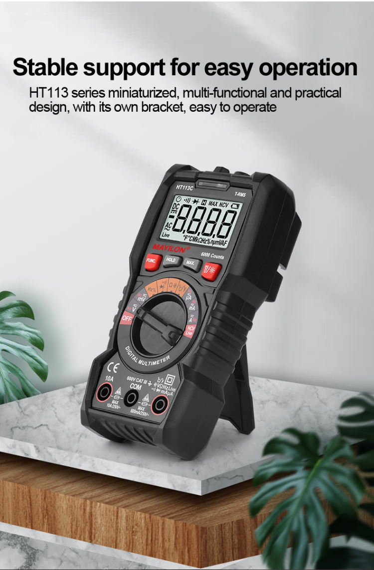 Buy Wholesale China 2000 Counts Digital Multimeter Dc Current Battery ...