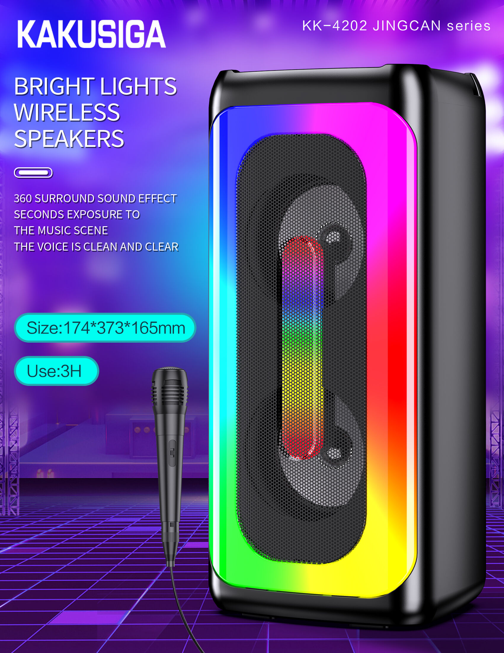 Buy Wholesale China 2023 Kakusiga New Arrival Colorful Light Wireless ...