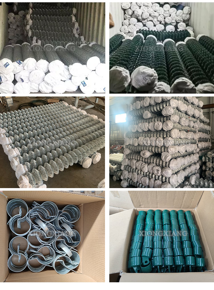 6ft 8ft Wholesale Chain Link Fence Galvanized Pvc Coated Chain Link ...