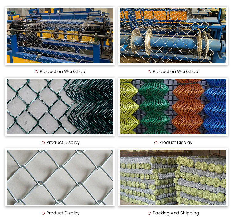 Hot Dip Galvanis Tautan Rantai 6 Kaki Kawat Besi Pagar Anyaman ...