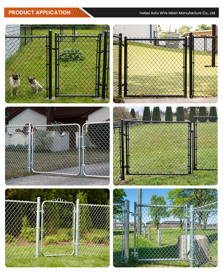 Hot Dip Galvanis Tautan Rantai 6 Kaki Kawat Besi Pagar Anyaman ...