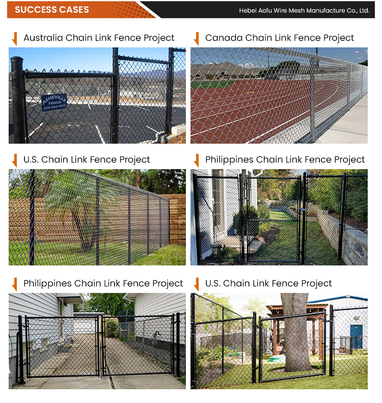 Hot Dip Galvanis Tautan Rantai 6 Kaki Kawat Besi Pagar Anyaman ...