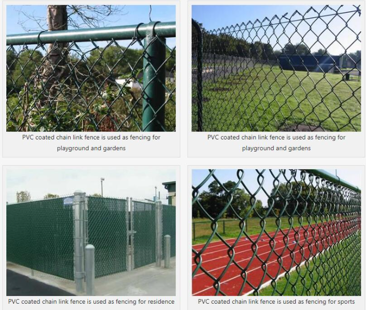 Factory Direct Custom 10 Gauge 6 Foot Galvanized Pvc Coated Chain Link ...