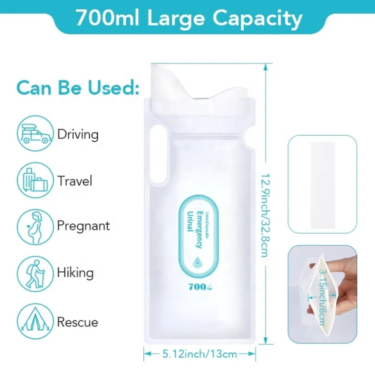 Buy Wholesale China Disposable Easy Take Car Toilet Emergency Urinal ...