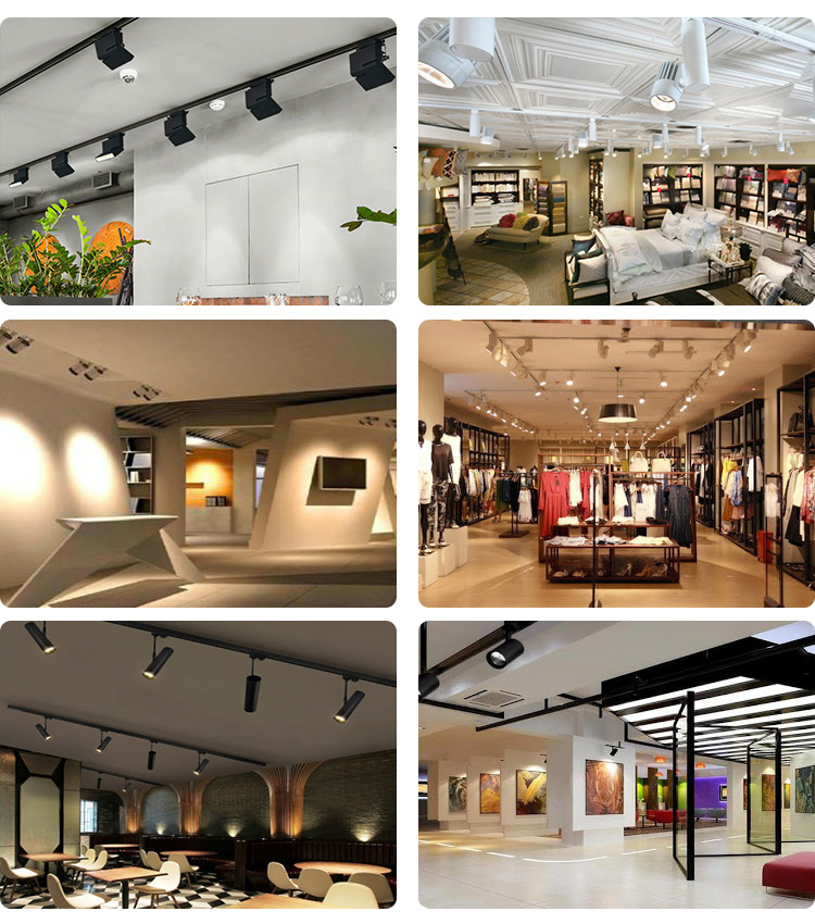 Ce Rohs Magnetic Commercial Spotlight 12w 30w Rail Lighting System ...