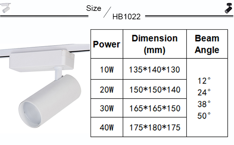 Buy Wholesale China Modern Black White Indoor Adjustable 10w 20w 30w ...