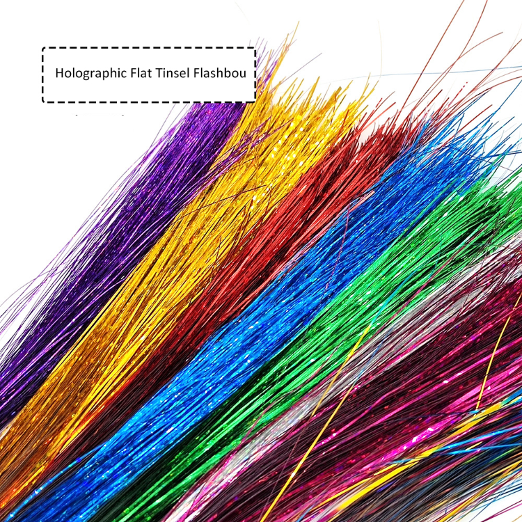 Buy Wholesale China 0.35mm Fly Tying Material Holographic Flat Tinsel ...