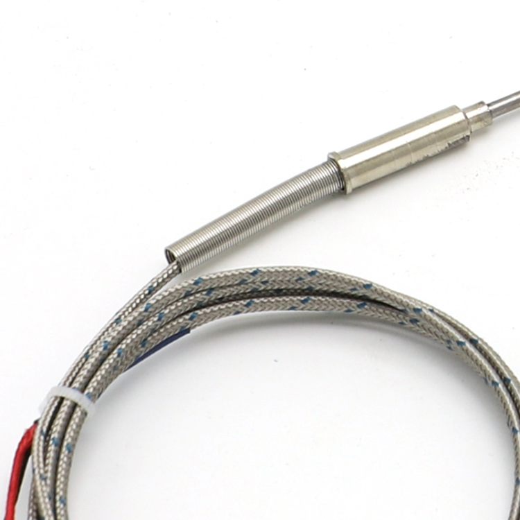 Needle Armored Flexible Thermocouple K-type 2-wire High Temperature High Precision Thermocouple ...
