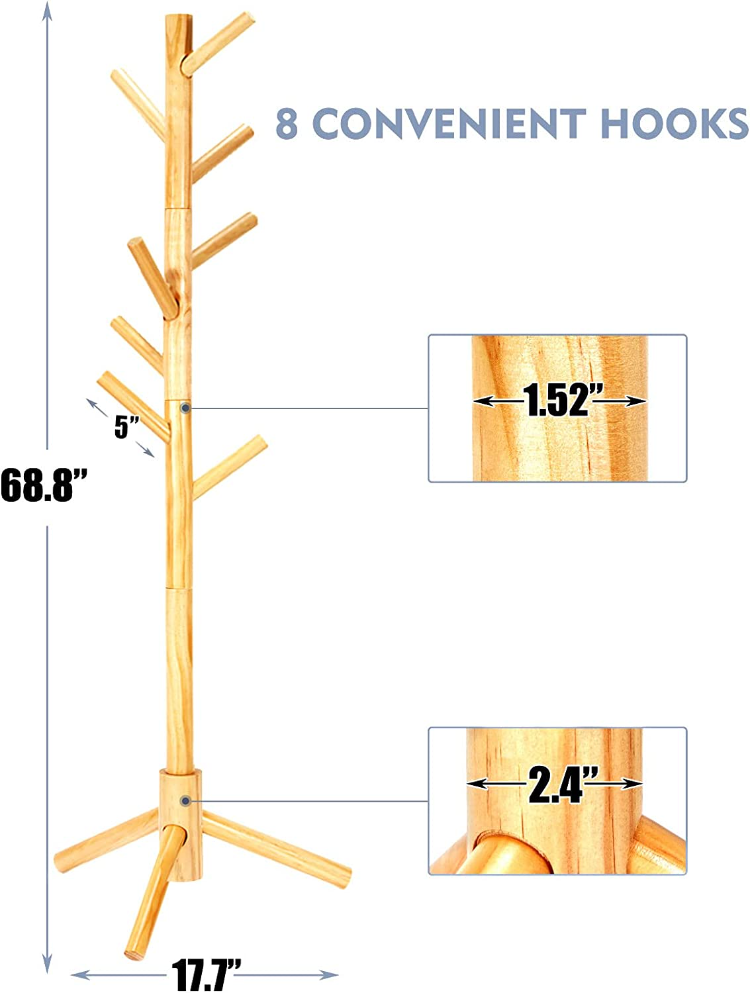 Buy Wholesale China Wholesale Adjustable Coat Standing Tree Easy ...