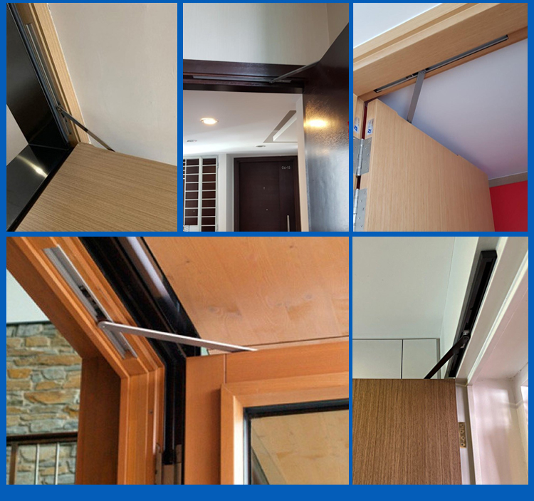 85kg Hidden Sliding Arm Silent Switch Door Closer Simple Automatic ...