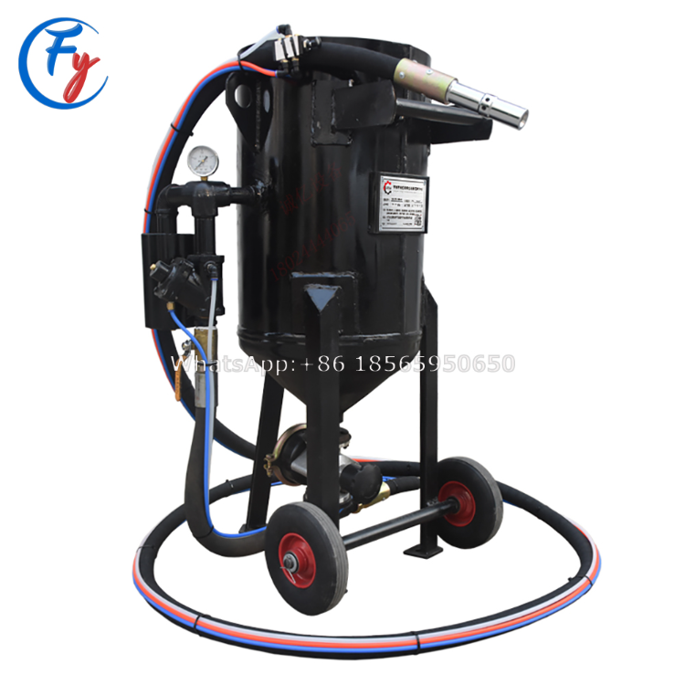 Mobile Open Sandblaster, Rust Removal Sandblasting Machine - China ...