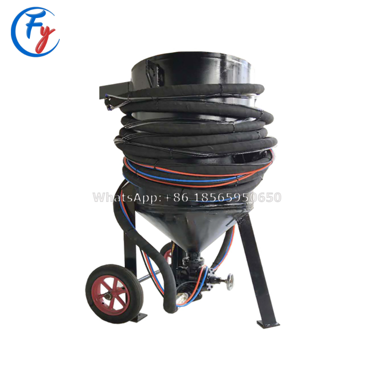 Mobile Open Sandblaster, Rust Removal Sandblasting Machine - China ...
