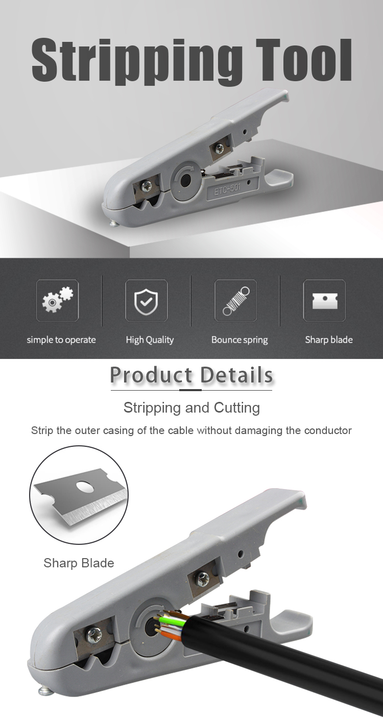 Buy Wholesale China Network Lan Cable Wire Stripper Abs Stripping And ...