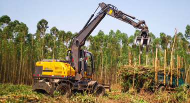 Drb-100f Hydraulic Grapple Rotator Great For Log Loaders Of Excavator ...