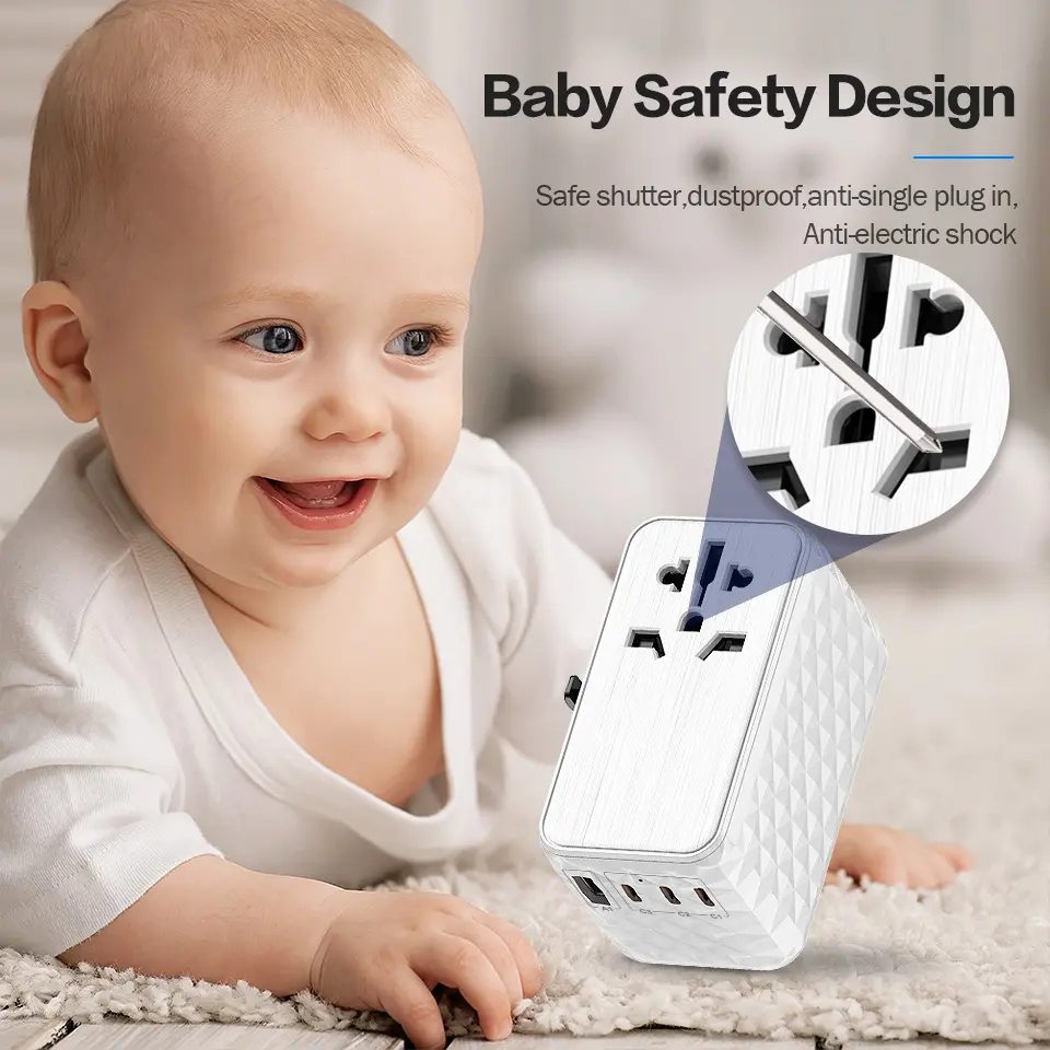 Universal 32w High-efficiency Pd Adapter: Compact Global Travel ...