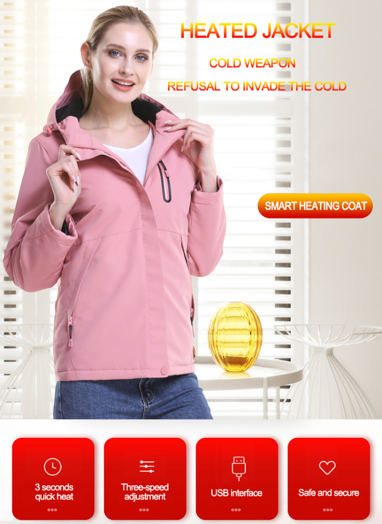 Buy Wholesale China Usb Heated Jacket Coat Moto Heat Smart Thermal Usb ...