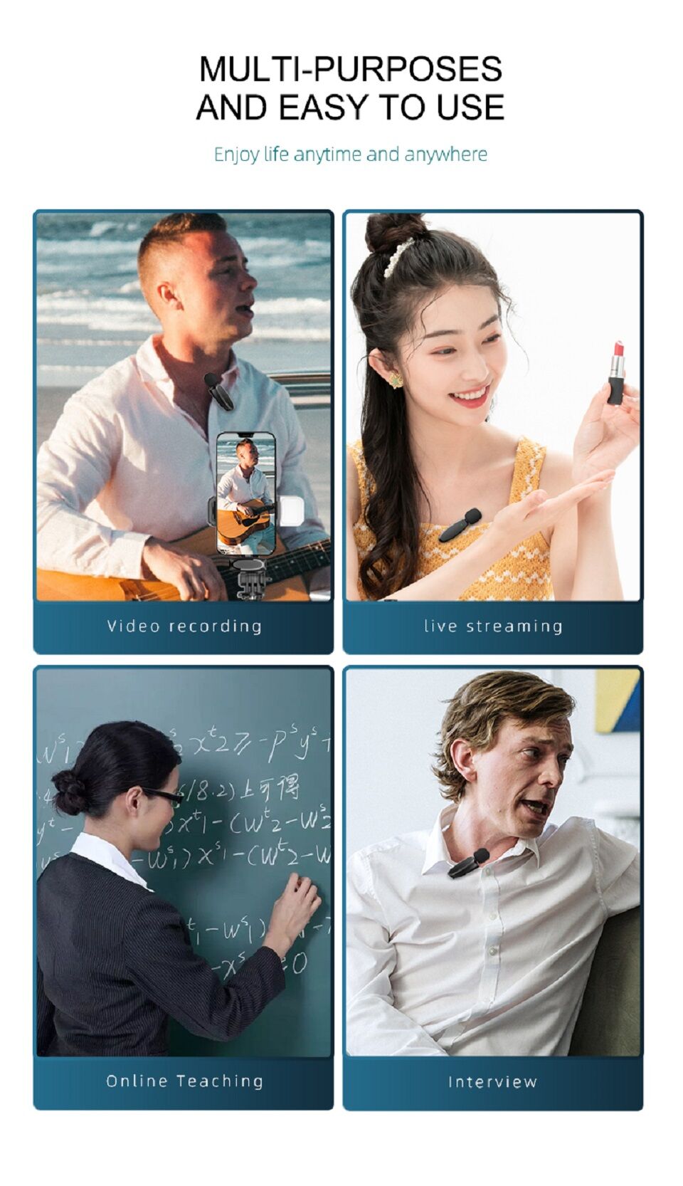 Buy Wholesale China 800mah 2.4g Wireless Noise Reduction Microphone ...