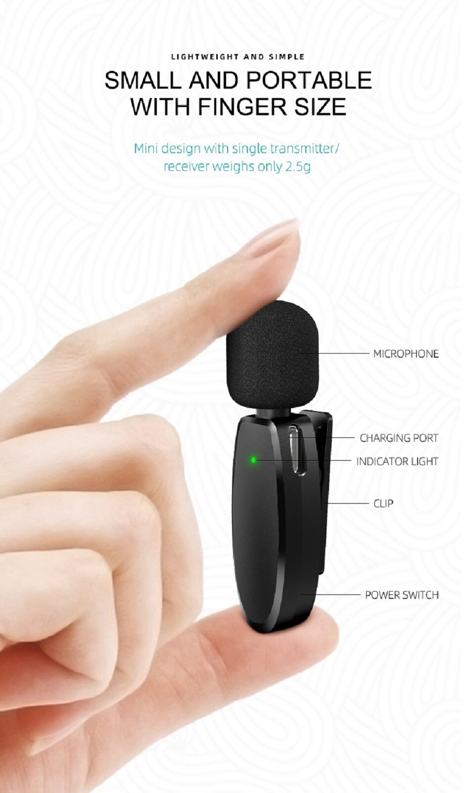 Buy Wholesale China 800mah 2.4g Wireless Noise Reduction Microphone ...