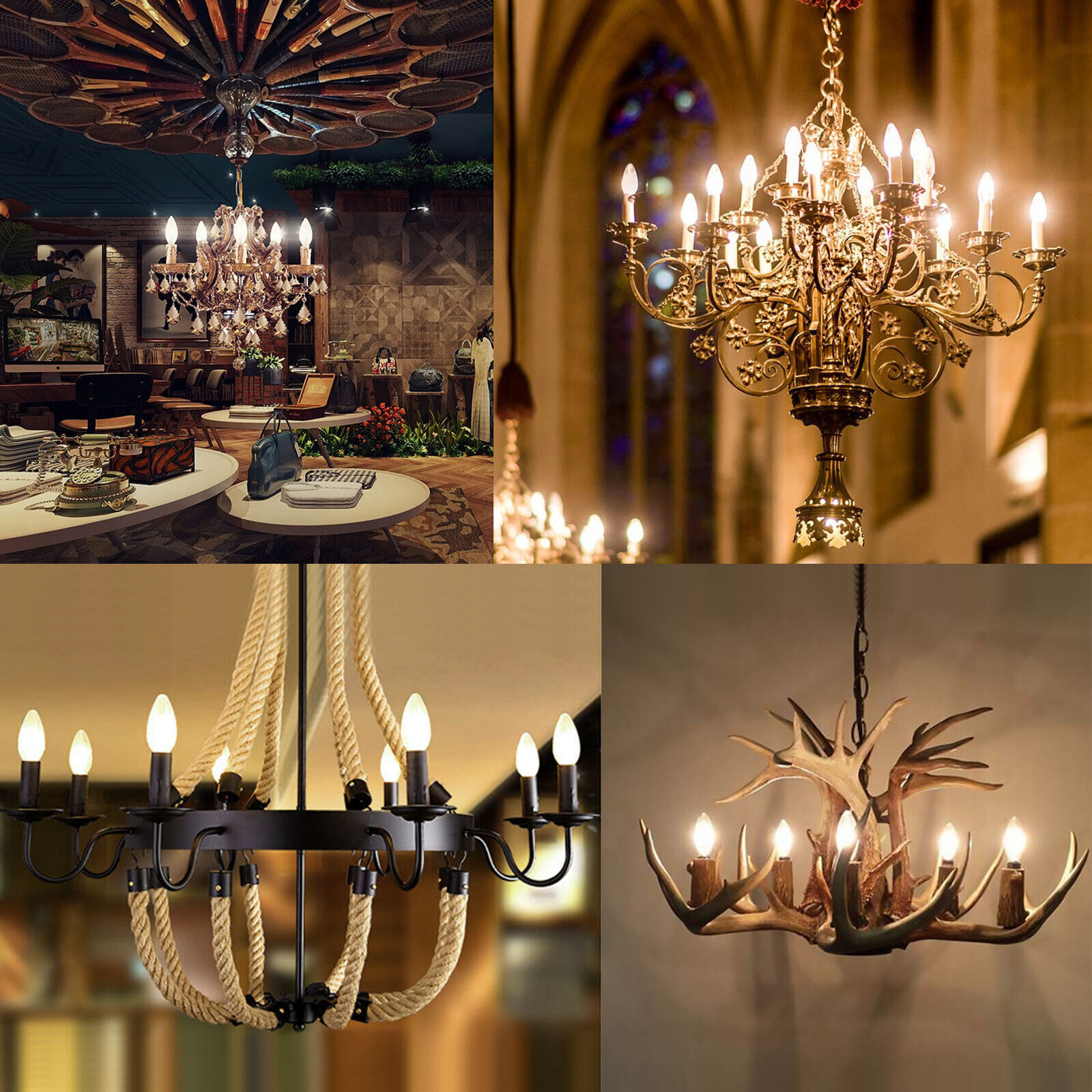 Buy Wholesale China Led Candelabra Dipped Light Bulbs 3w/5w/7w E12 E14 ...