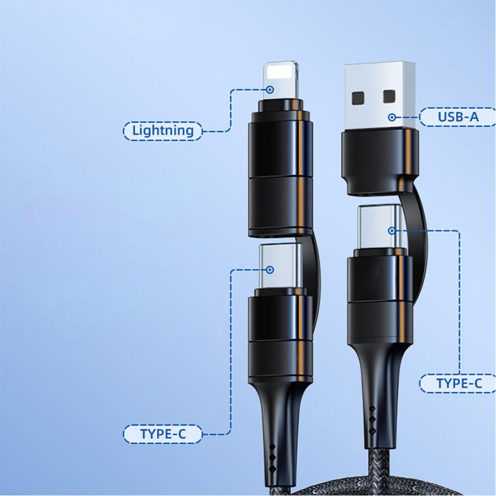 Buy Wholesale China Factory Wholesale 4 In 1 Multi Charging Cable Usb C ...