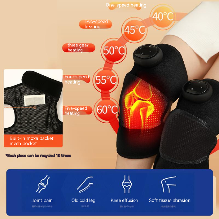 Hot Compress Shoulder Elbow Knee Massager Pads With Electric Knee ...