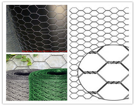 Hexagonal Wire Mesh, Made Of Galvanized Wire Or Pvc Wire - Buy China ...