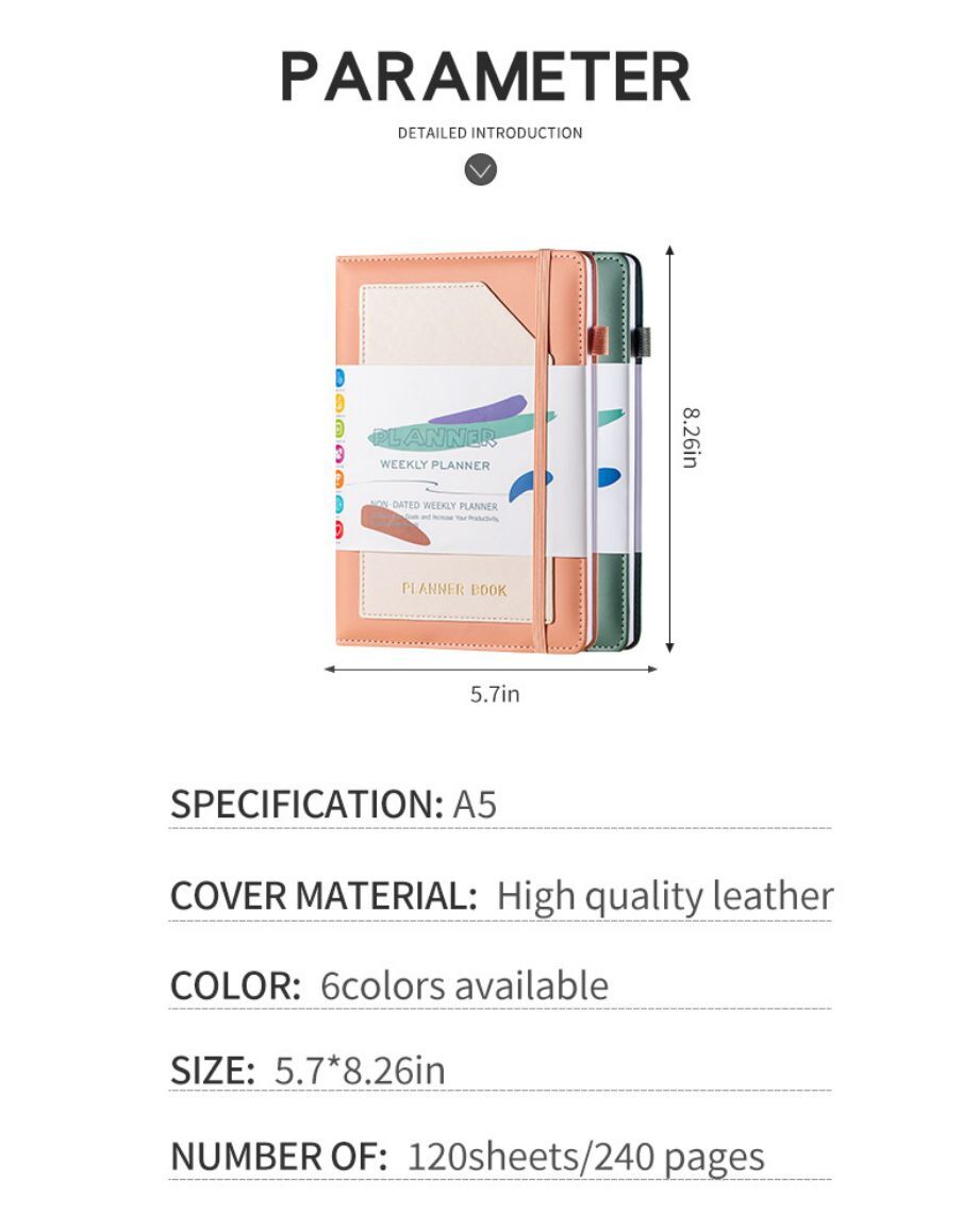 Buy Wholesale China Wholesale A5 Notebook Week Plan Month Plan This ...