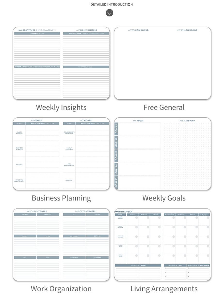 Buy Wholesale China Wholesale A5 Notebook Week Plan Month Plan This ...