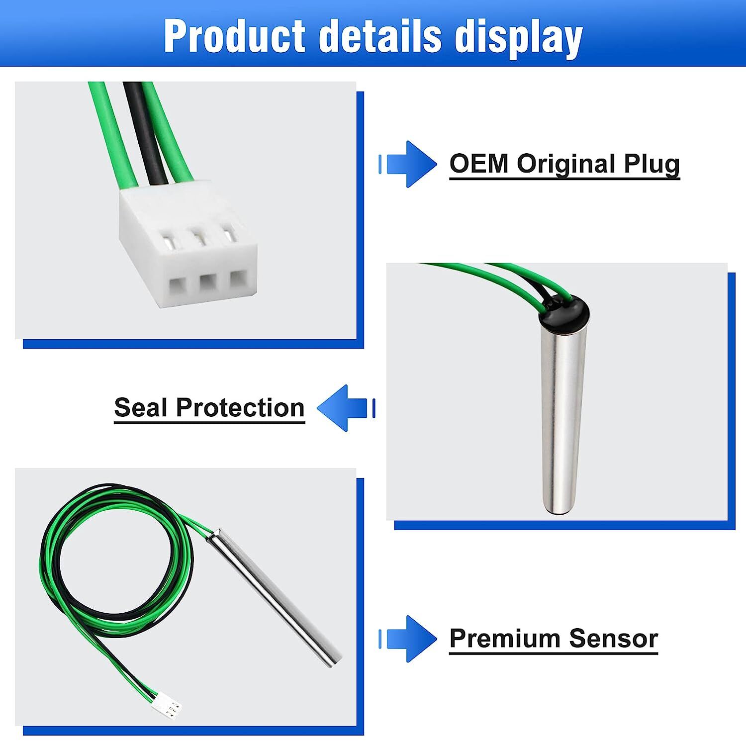 Bulk Buy China Wholesale Sensor Replacement For Raypak Heater 009577f ...