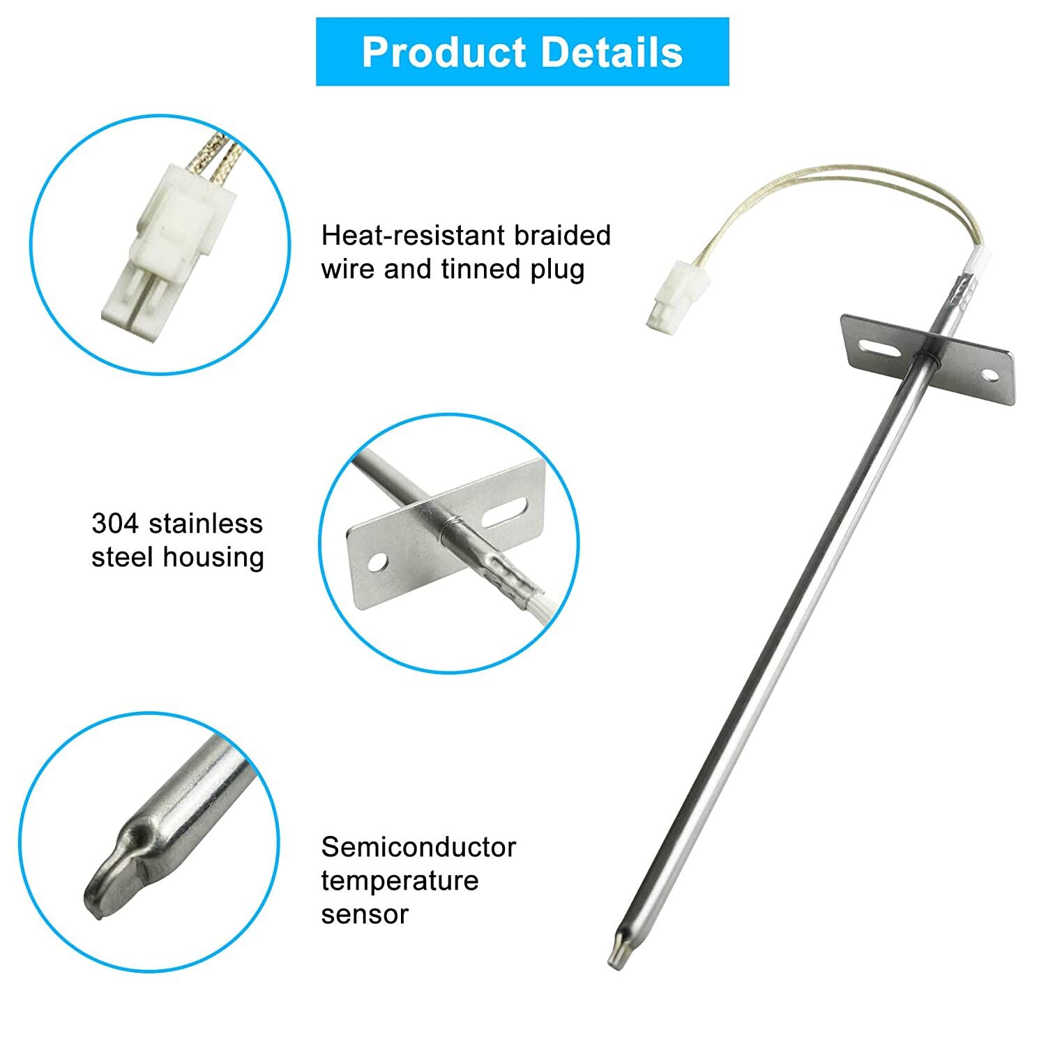 Buy Wholesale China Range Oven Sensor Probe W10833885 & Temperature ...