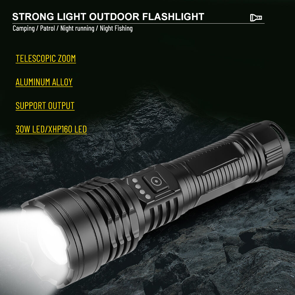 8630 White Laser Flashlight Xhp160 2000lm Rechargeable Led Torches ...