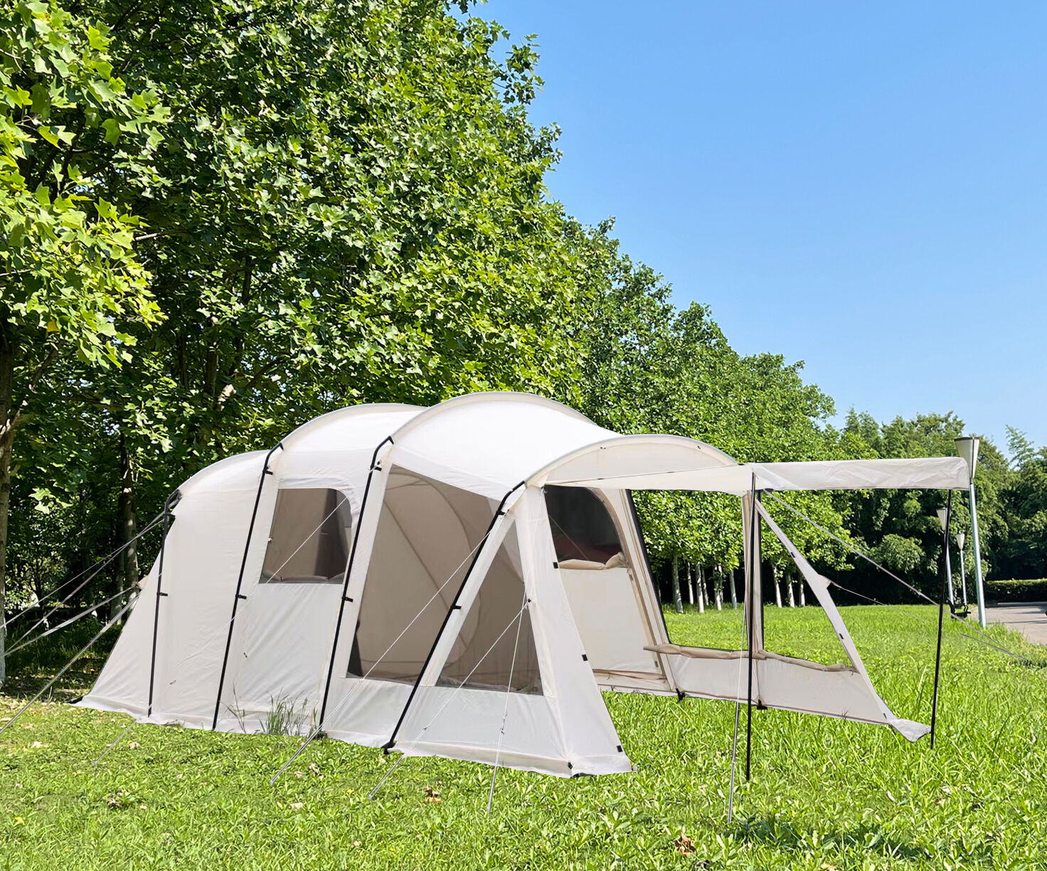 Buy Wholesale China Outdoors Tunnel Tent With Steel Tubes & Tunnel Tent ...