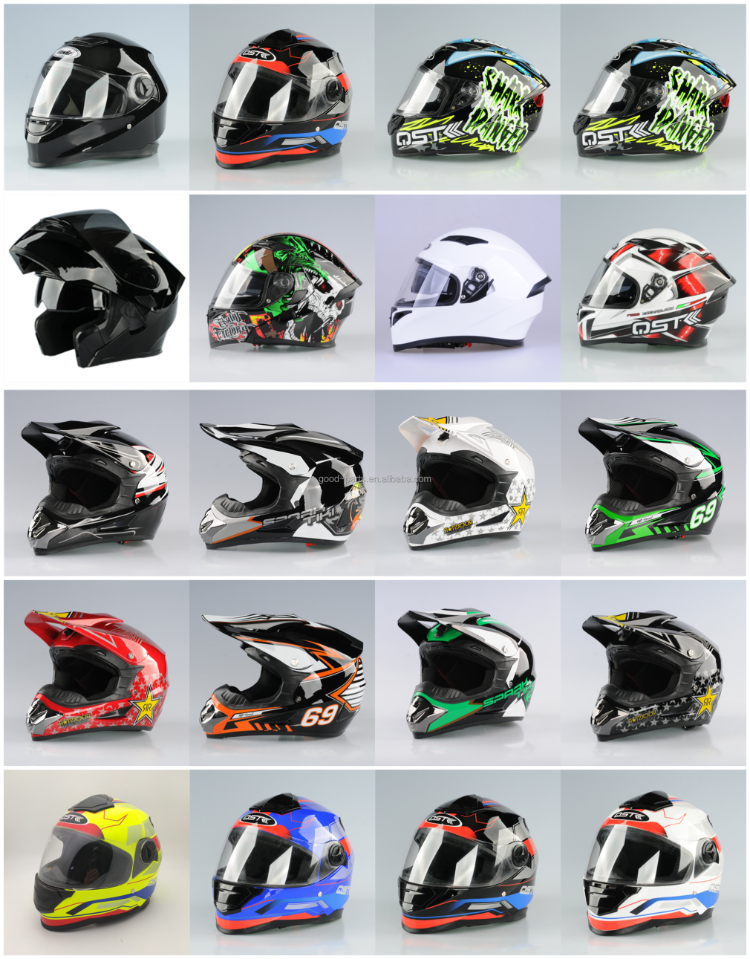 High Quality Popular Abs Full Face Motorcycle Helmet Dot Atv Dirt Bike ...