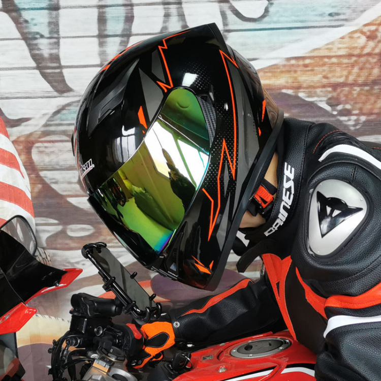 Subo High Quality Full Face Dual Lens Motorcycle Helmet Men Racing ...