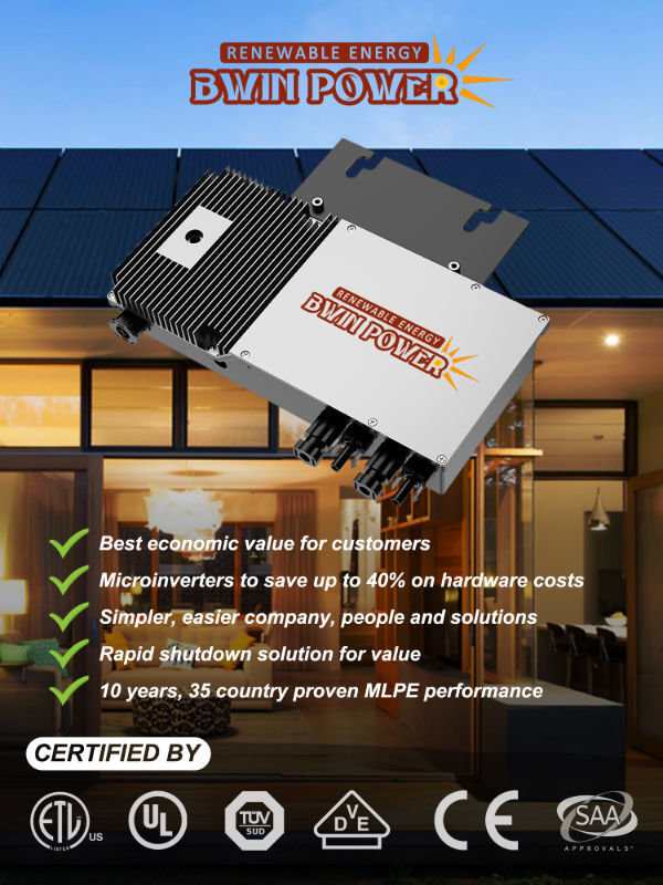 Solar Panel Micro Inverter Pv System On Grid Tie Full Frequency ...