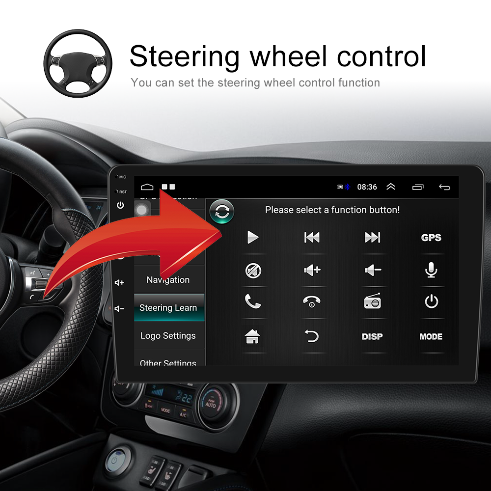 Buy Wholesale China Podofo Android 13 Double Din 2+64 Car Radio Stereo ...