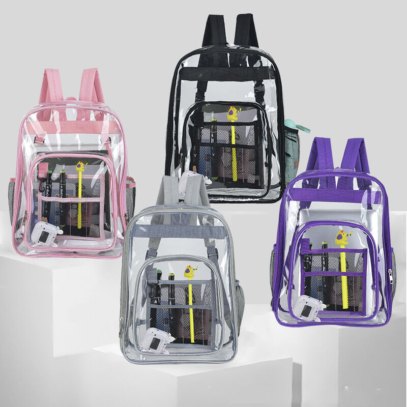 Hot Selling Beach Transparent Backpack School Bags Kids Backpack Set ...
