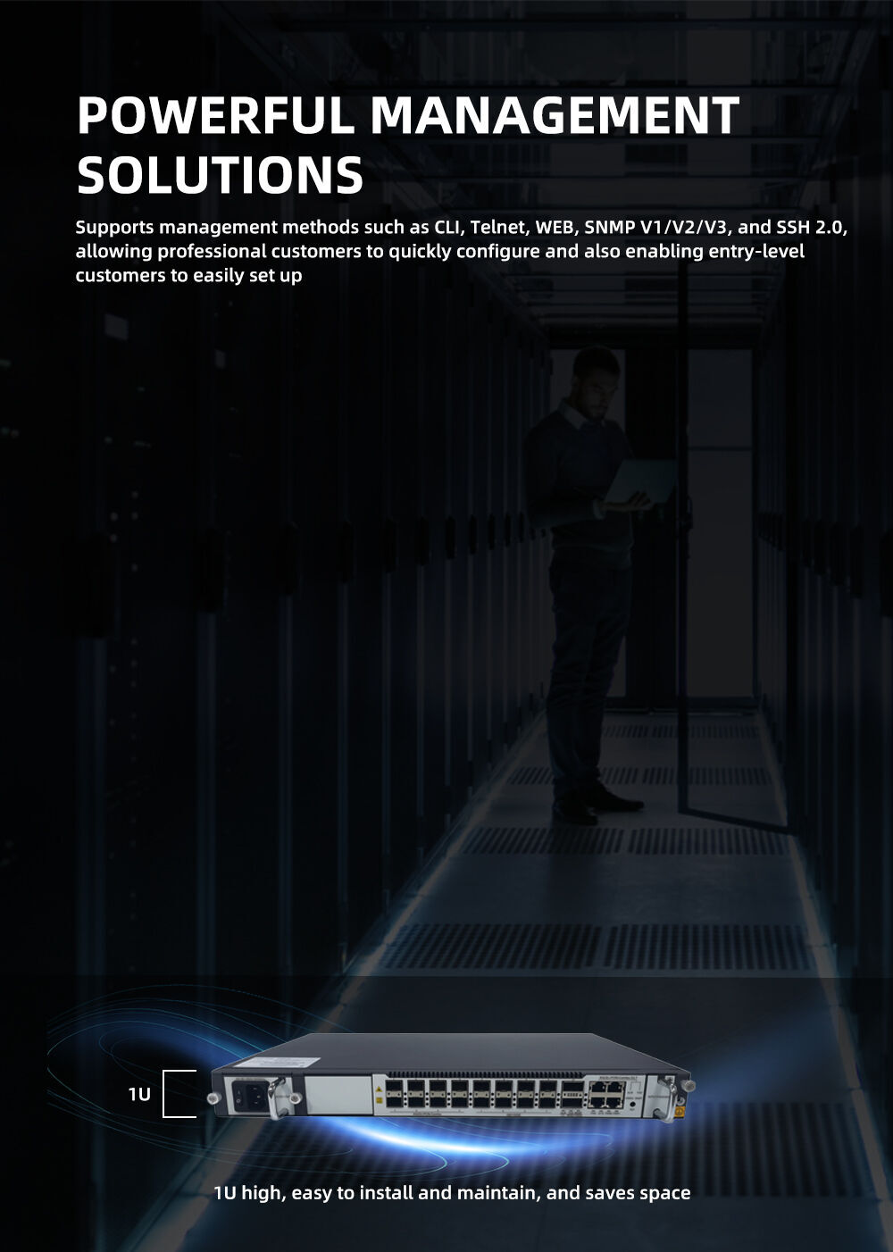 Buy China Wholesale New Arrivals 8port Xgspon Olt 8*10ge/ge Sfp + 2 ...