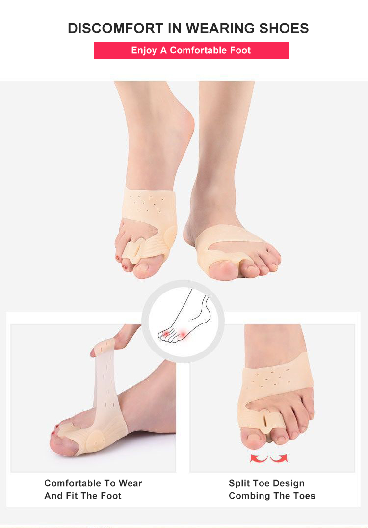 Buy Wholesale China Joghn Half Open Bunion Correctors For Feet Silicone ...