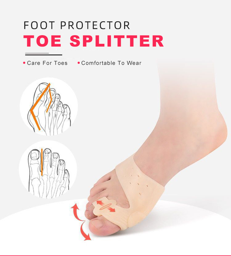 Buy Wholesale China Joghn Half Open Bunion Correctors For Feet Silicone ...