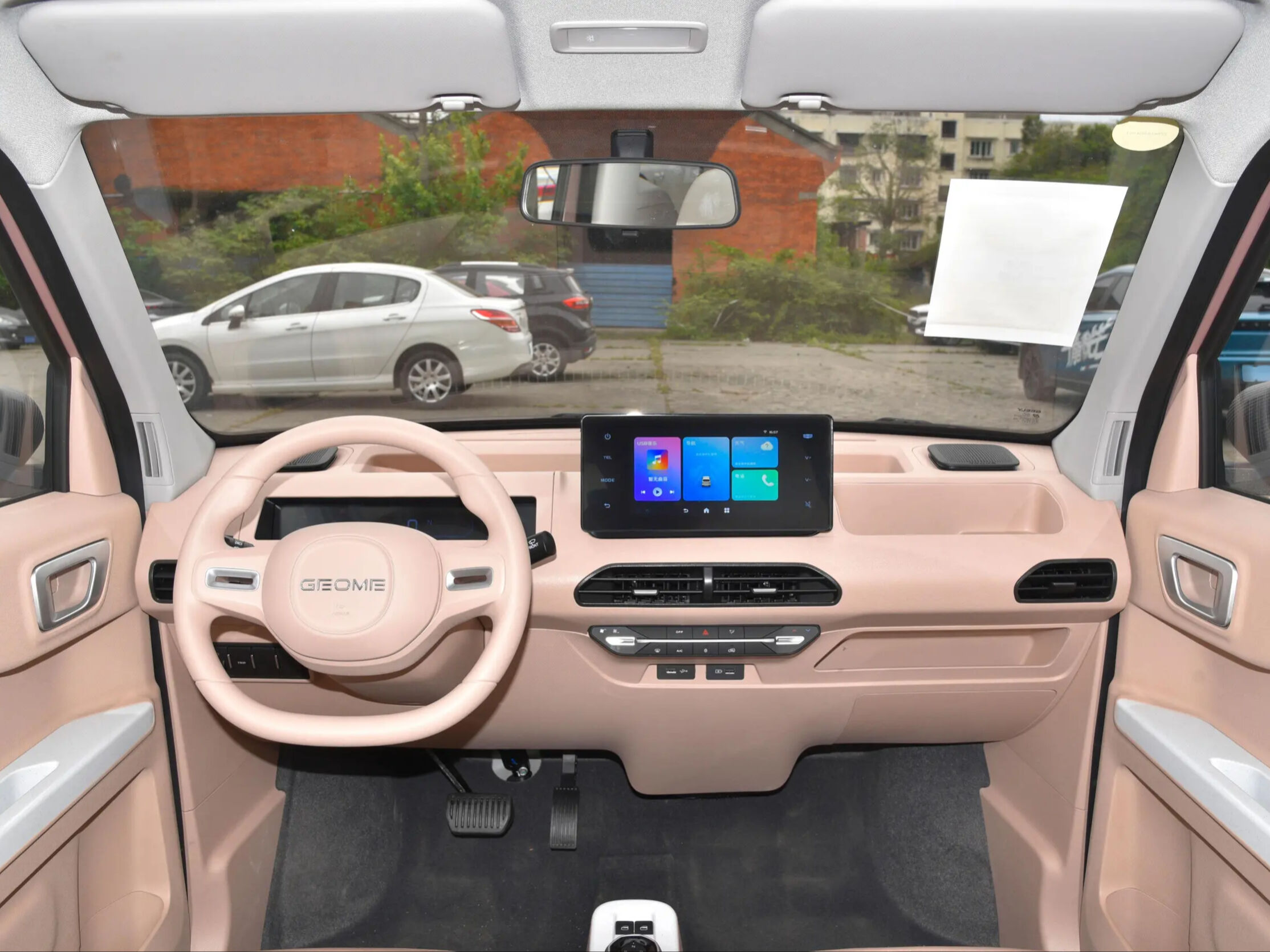 Buy Wholesale China Cute Electric Car Geely Geome Panda Minicar Rwd 200km New Energy Vehicles ...